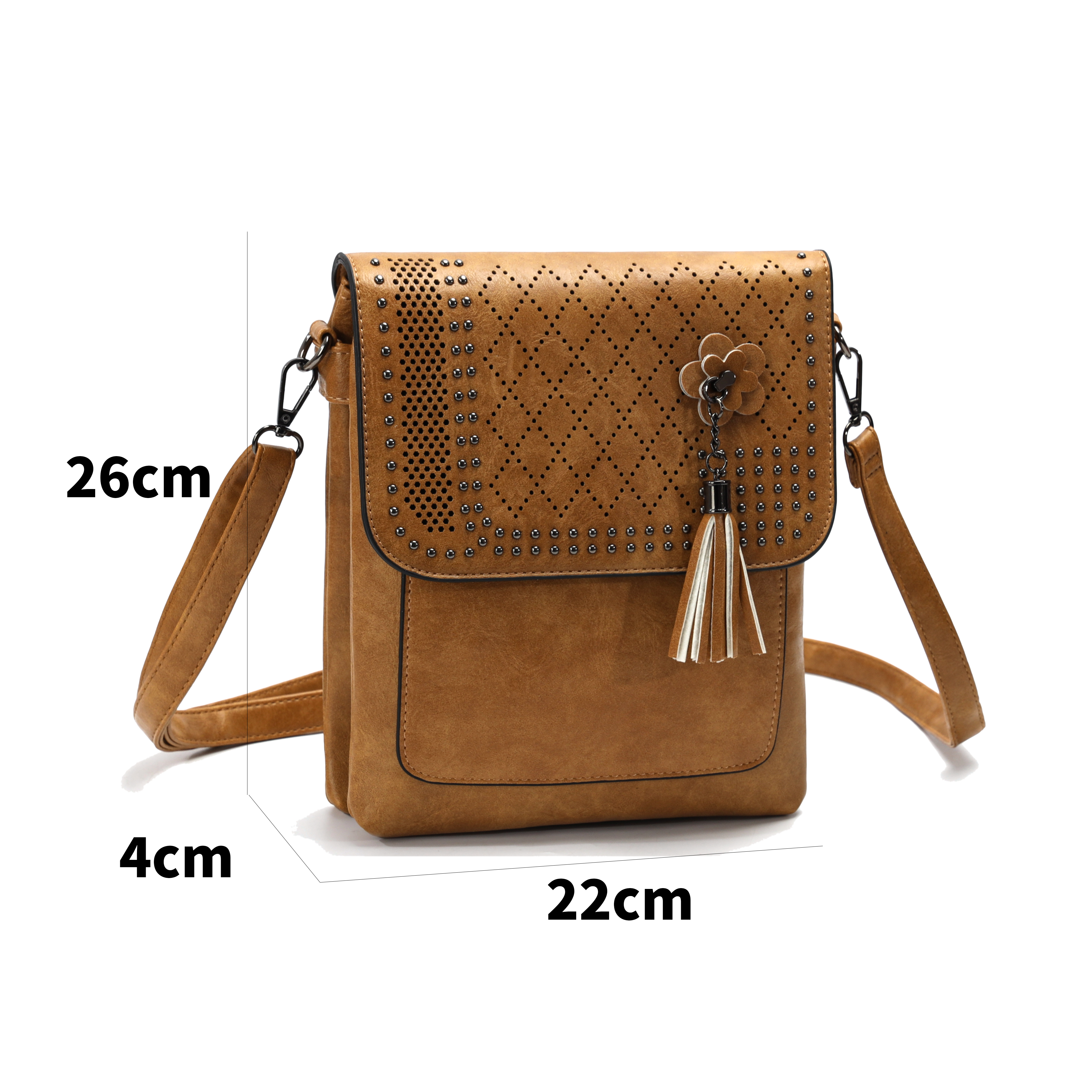 1245 GESSY CROSSBODY BAG IN APRICOT – Gessy UK